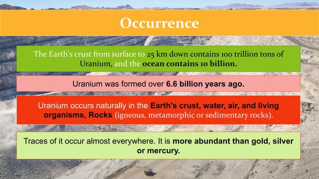 Uranium and uranium dating.pptx