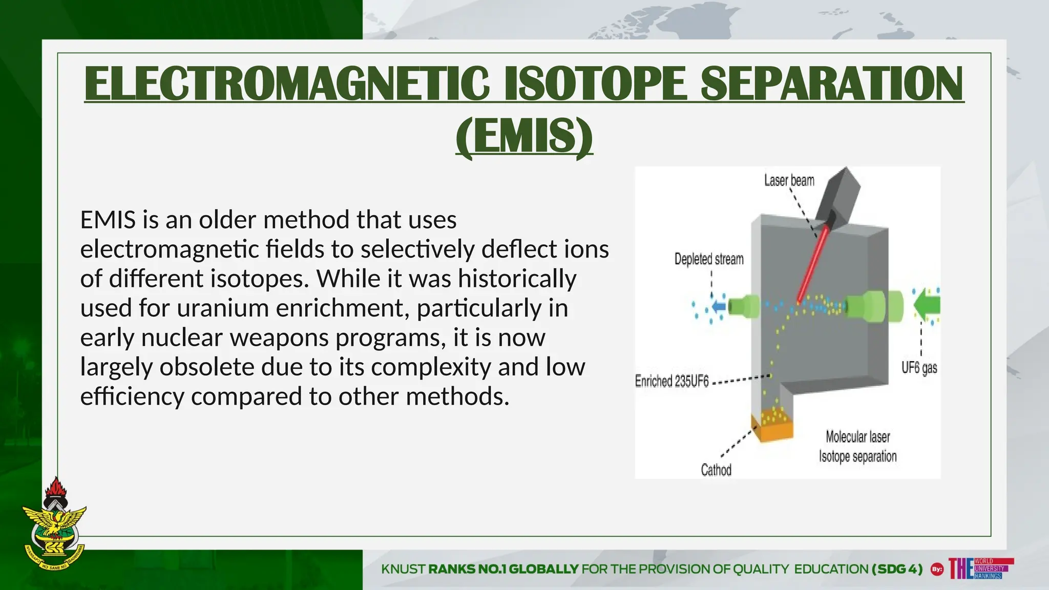 Uranium Enrichment .pptx. Introduction Uranium enrichment Methods of ...