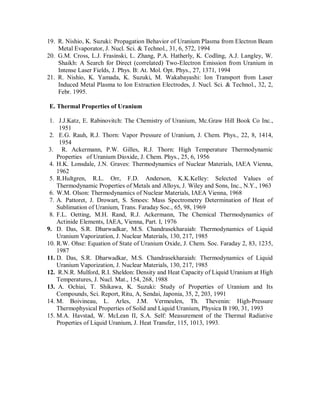 Uranium enrichment by laser method a selected bibliography | PDF
