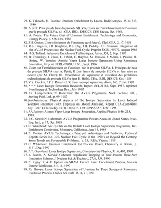 Uranium enrichment by laser method a selected bibliography | PDF