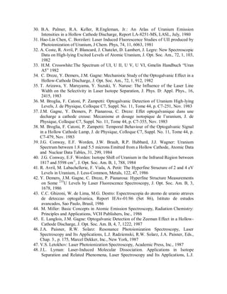 Uranium enrichment by laser method a selected bibliography | PDF
