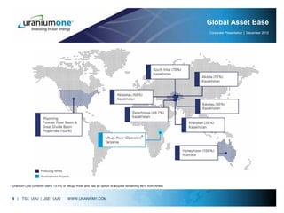 Uranium One, Inc. Corporate Presentation | PDF