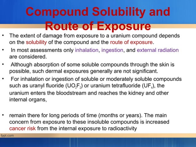 Uranium poisoining in punjab by aslam matania | PPT