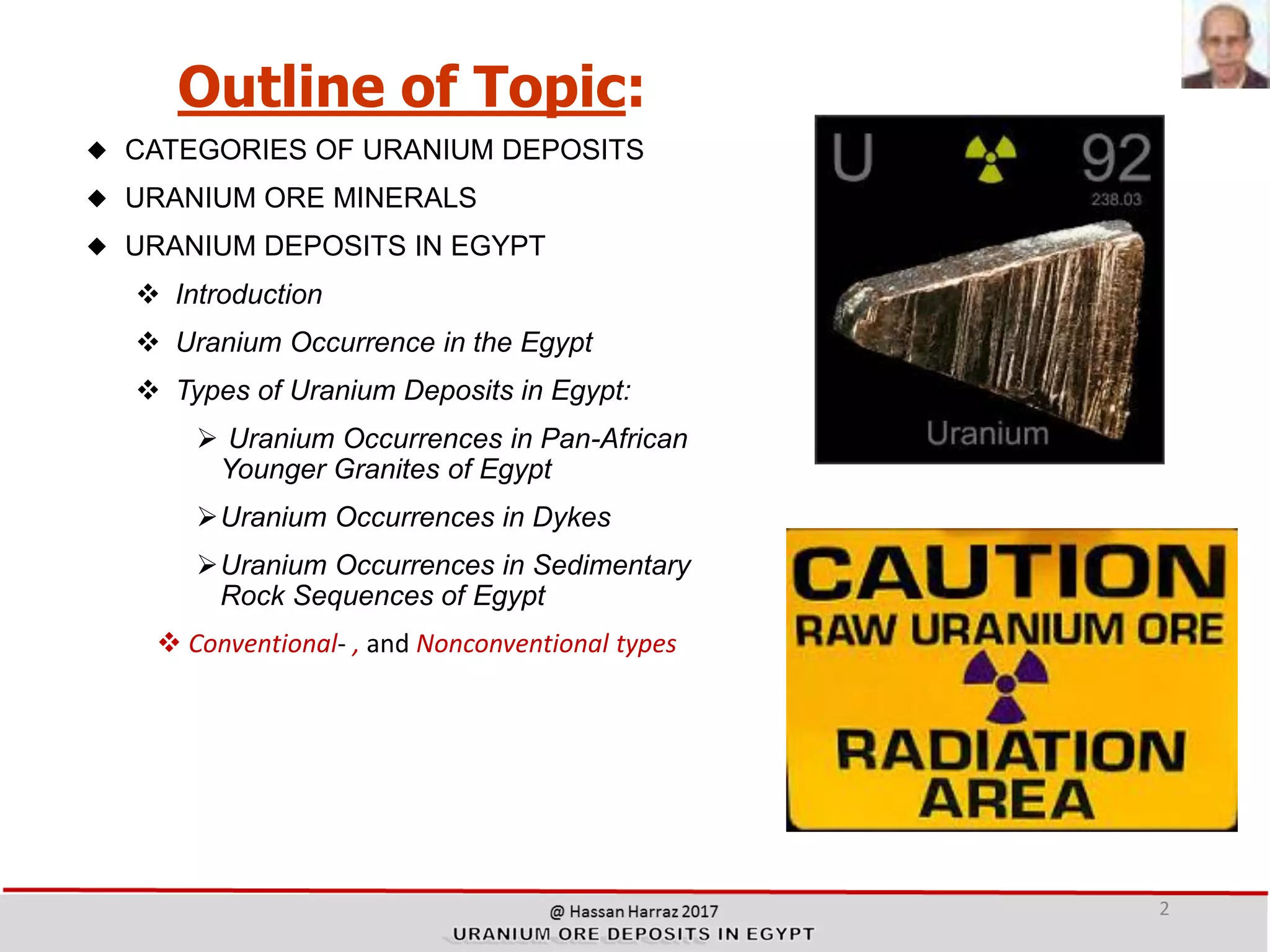 Uranium resources and reserves in egypt | PDF
