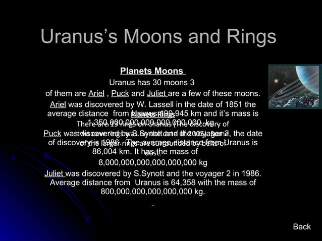 Uranus | PPT | Space and Astronomy | Science