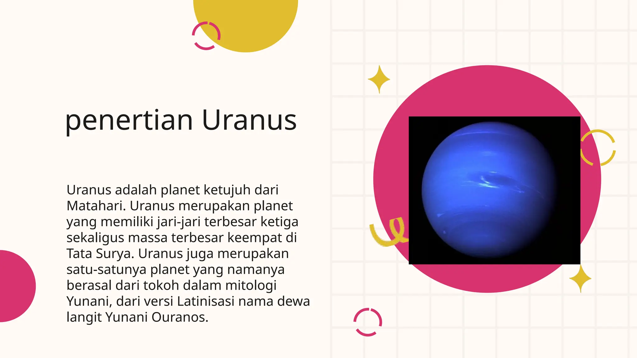 Penjelasan Mengenai Detail Planet Uranus | PPTX