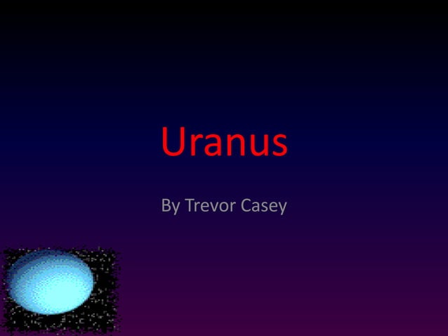Planet Uranus | PPTX