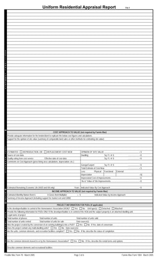 Urar Appraisal Form | PDF