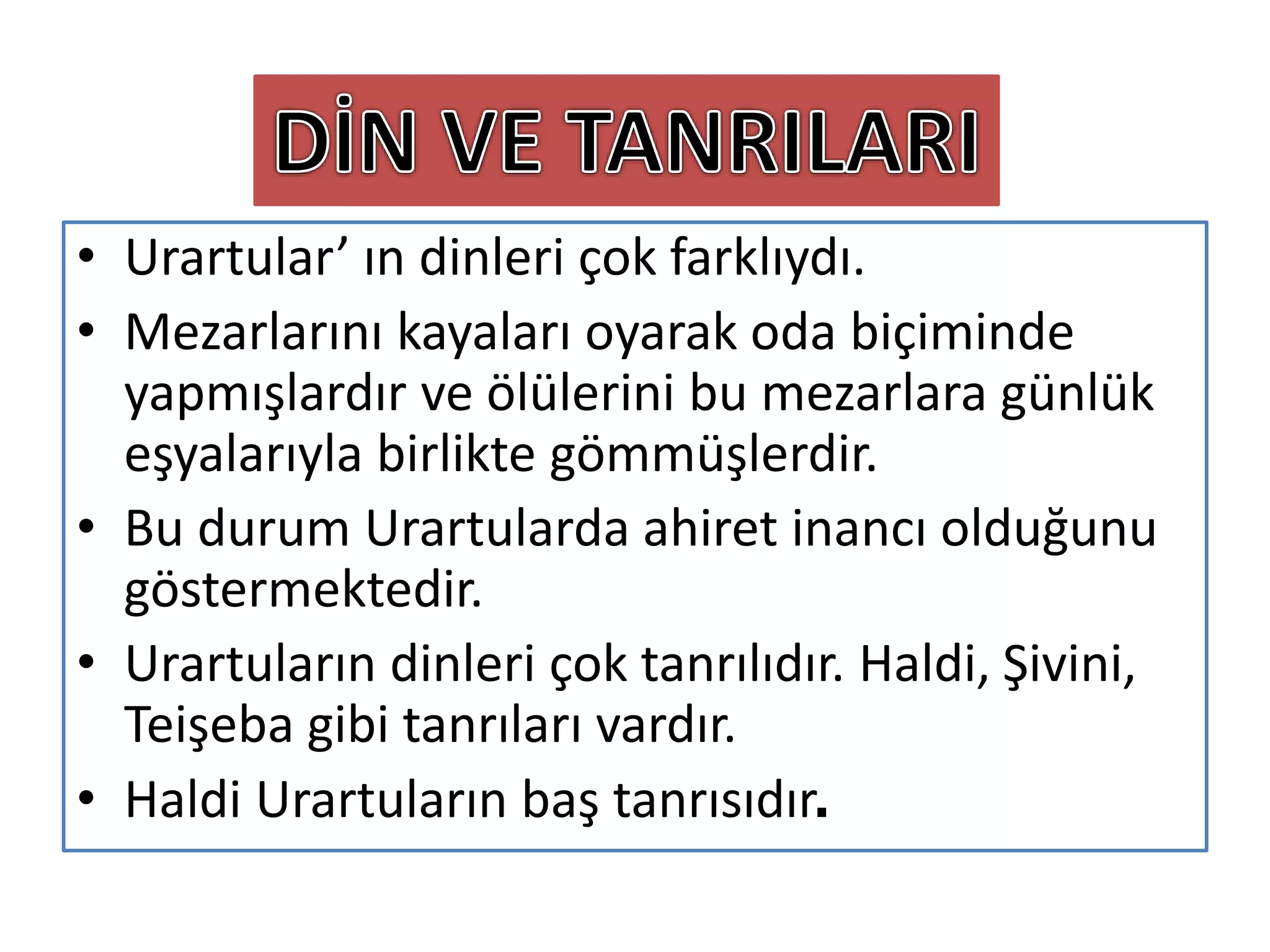 Urartular | PPTX