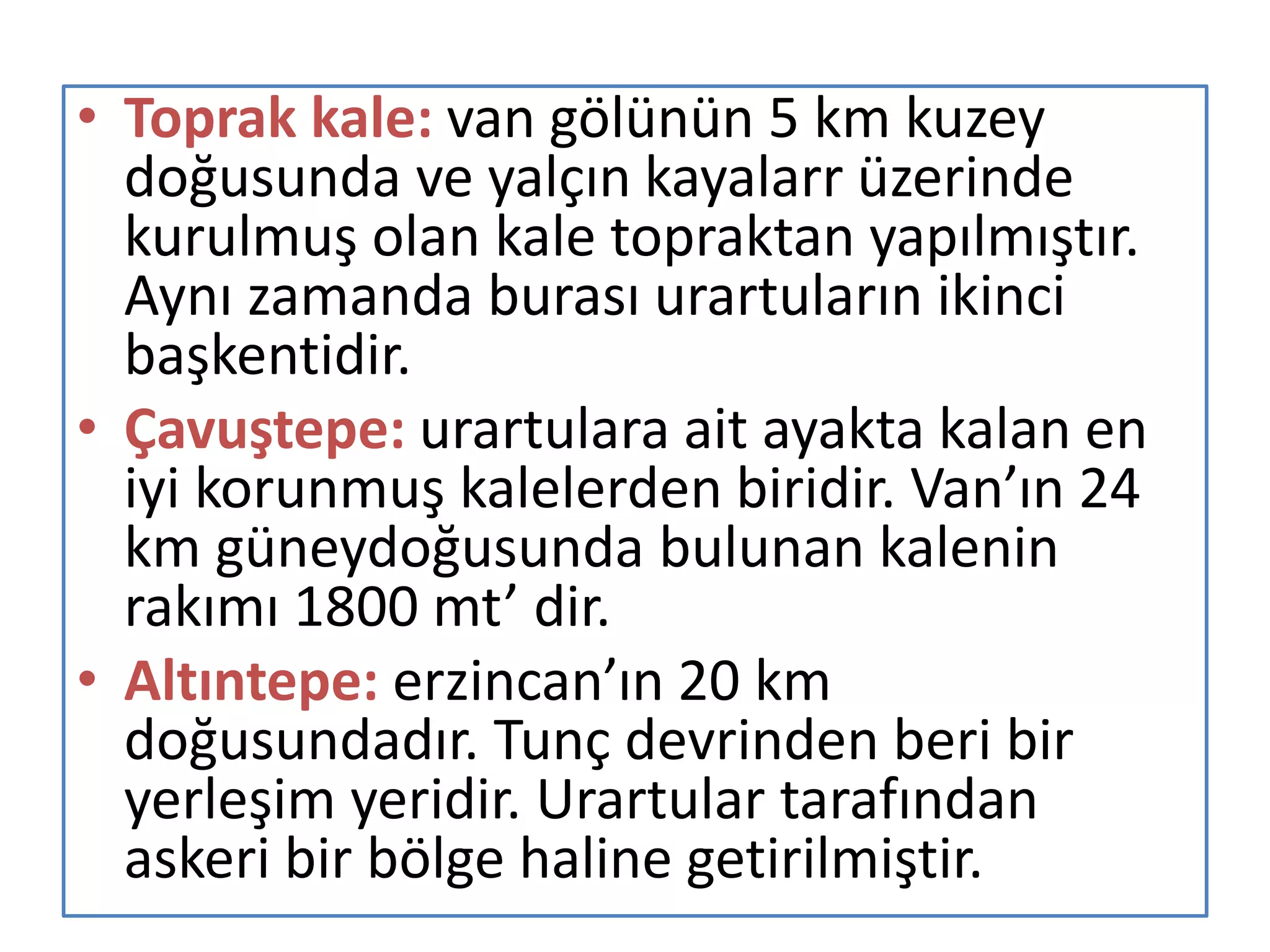Urartular | PPTX