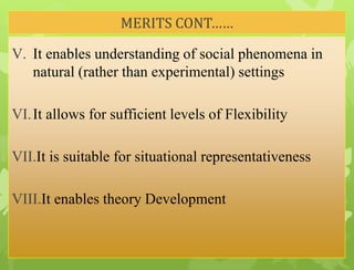 A CRITICAL REVIEW OF THE MERITS AND DEMERITS OF QUALITATIVE RESEARCH ...