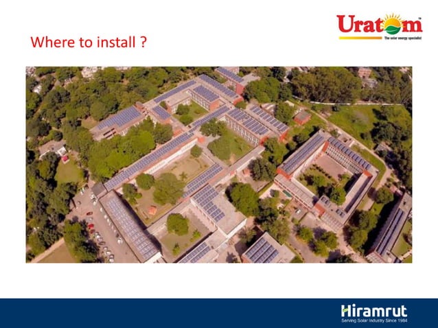 Uratom presentation of on grid solar system for industries | PPT