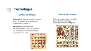 Mayas y Aztecas | PPTX