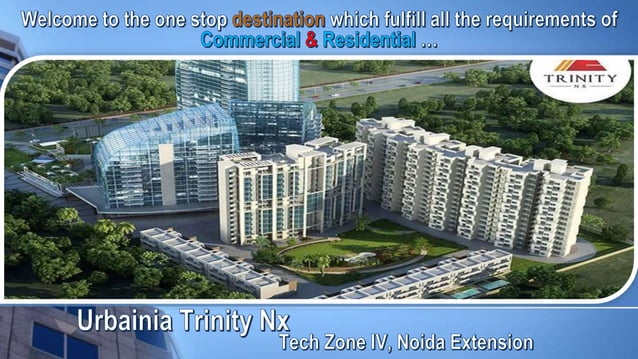 Urbainia Trinity Nx in Tech Zone 4 Noida Extension, Floor Plan ...