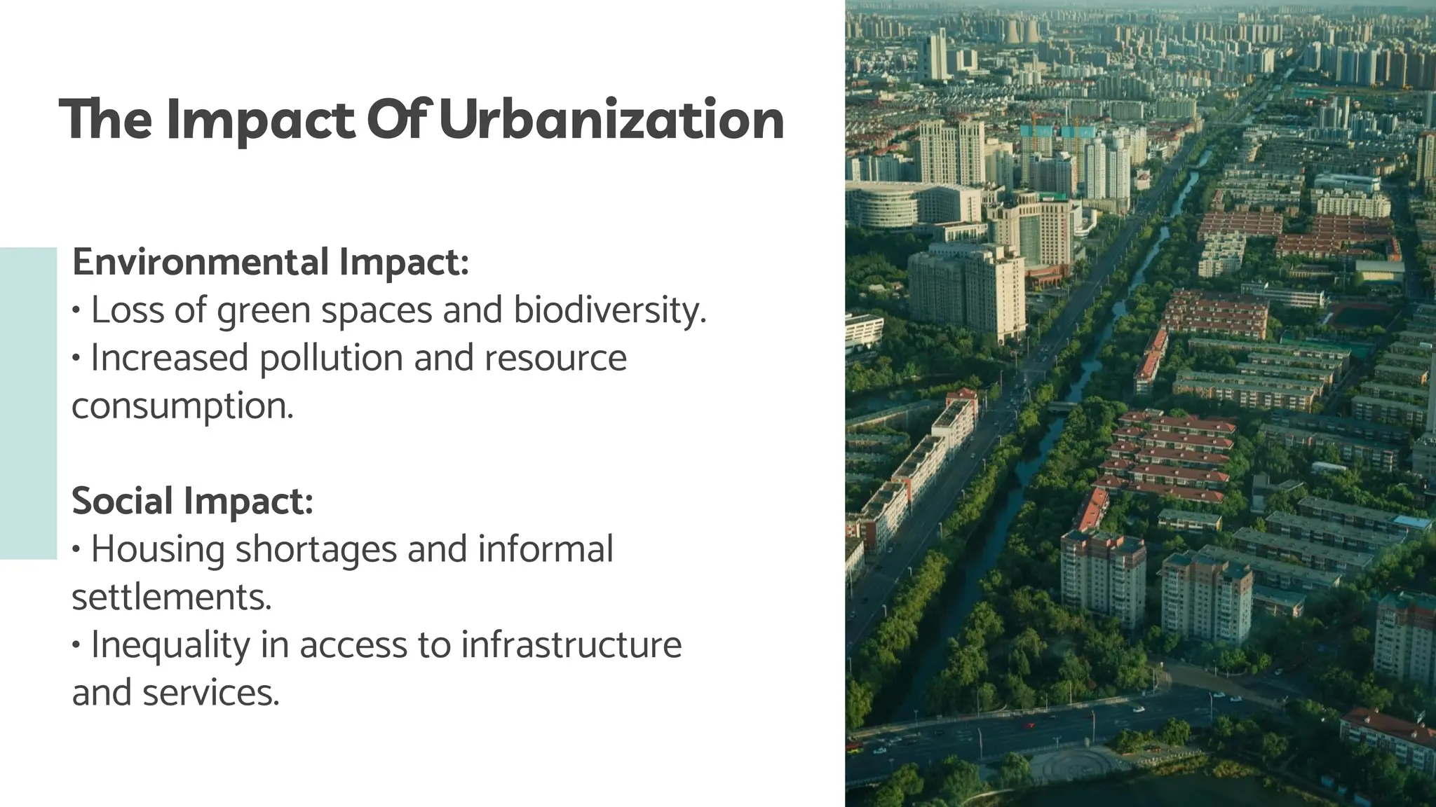 Urbanization and Sustainability Presentation | PDF