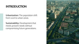 Urbanization and Sustainability Presentation | PDF