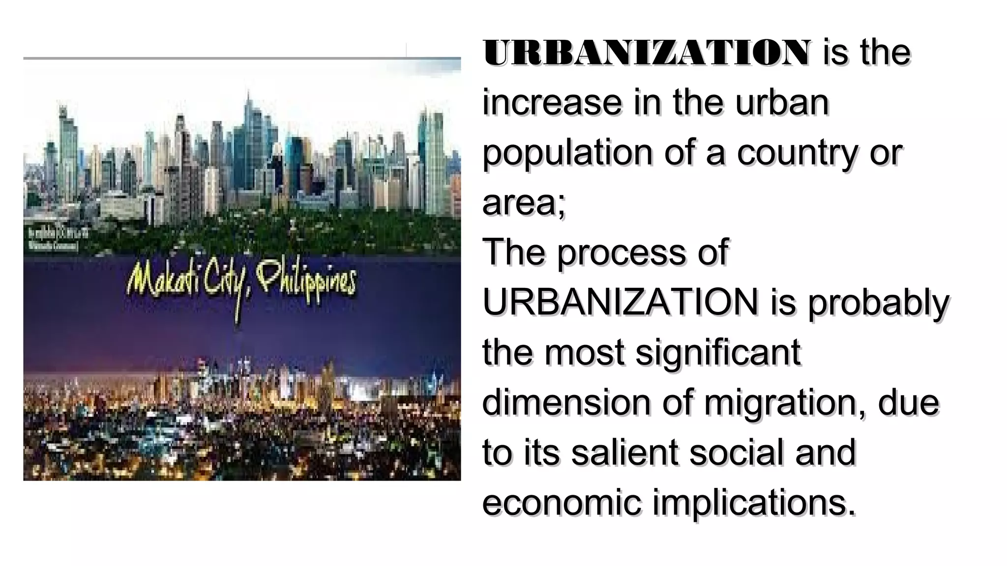 Rural Urban Migration | PPT Rural Urban Migration | PPT