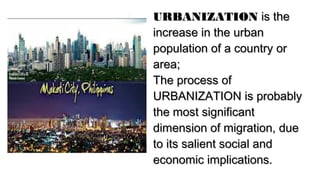 Rural Urban Migration | PPT