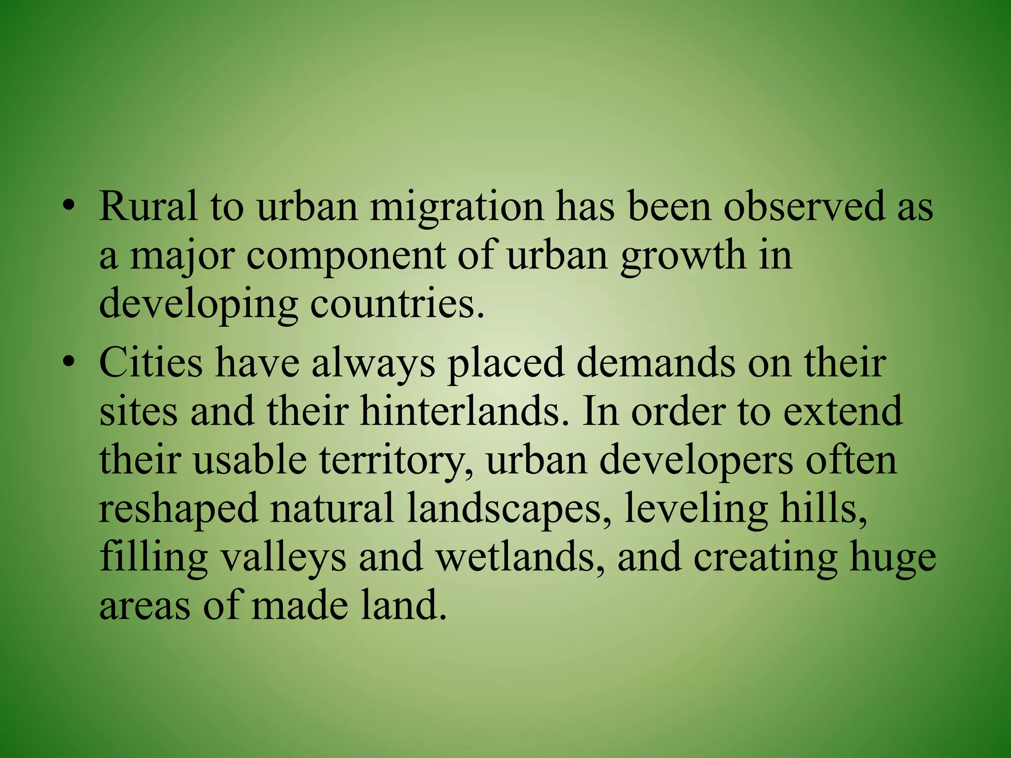 CITY ENVIRONMENT AND LIVING CONDITIONS | PPT