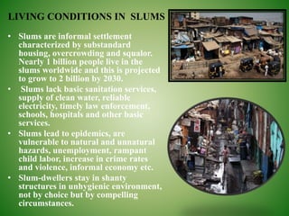 CITY ENVIRONMENT AND LIVING CONDITIONS | PPT