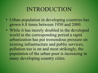 CITY ENVIRONMENT AND LIVING CONDITIONS | PPTX