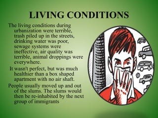 CITY ENVIRONMENT AND LIVING CONDITIONS | PPTX