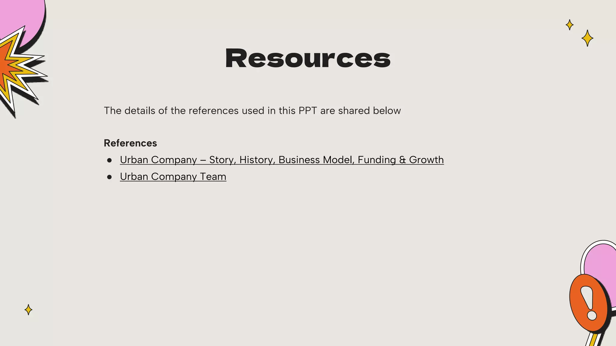 Urban Company Business Model / Case Study PPT | PPTX