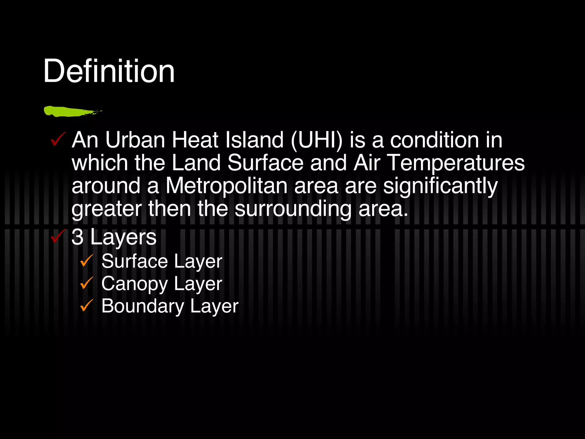 Remote Sensing of Urban Heat Islands | PPT