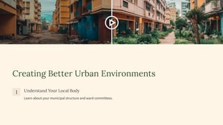Grassroots democracy-LOCAL GOVERNMENT IN URBAN AREAS /Urban-local ...