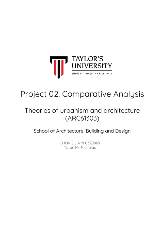 Comparative Analysis: Theories of architecture | PDF
