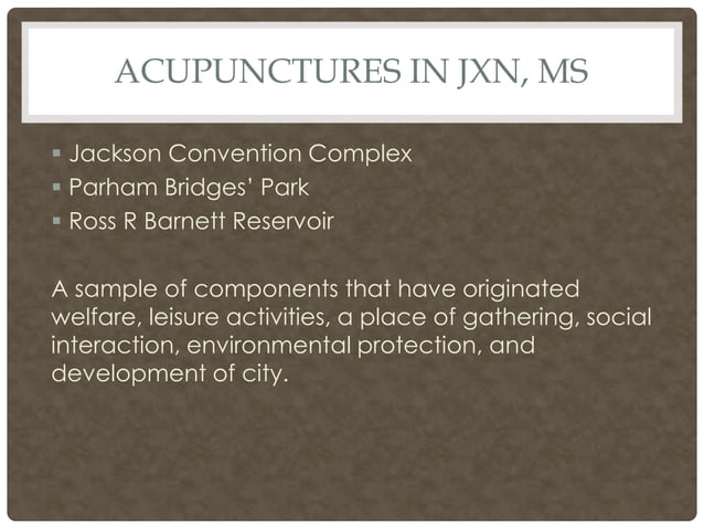 Urban Acupuncture | PPTX