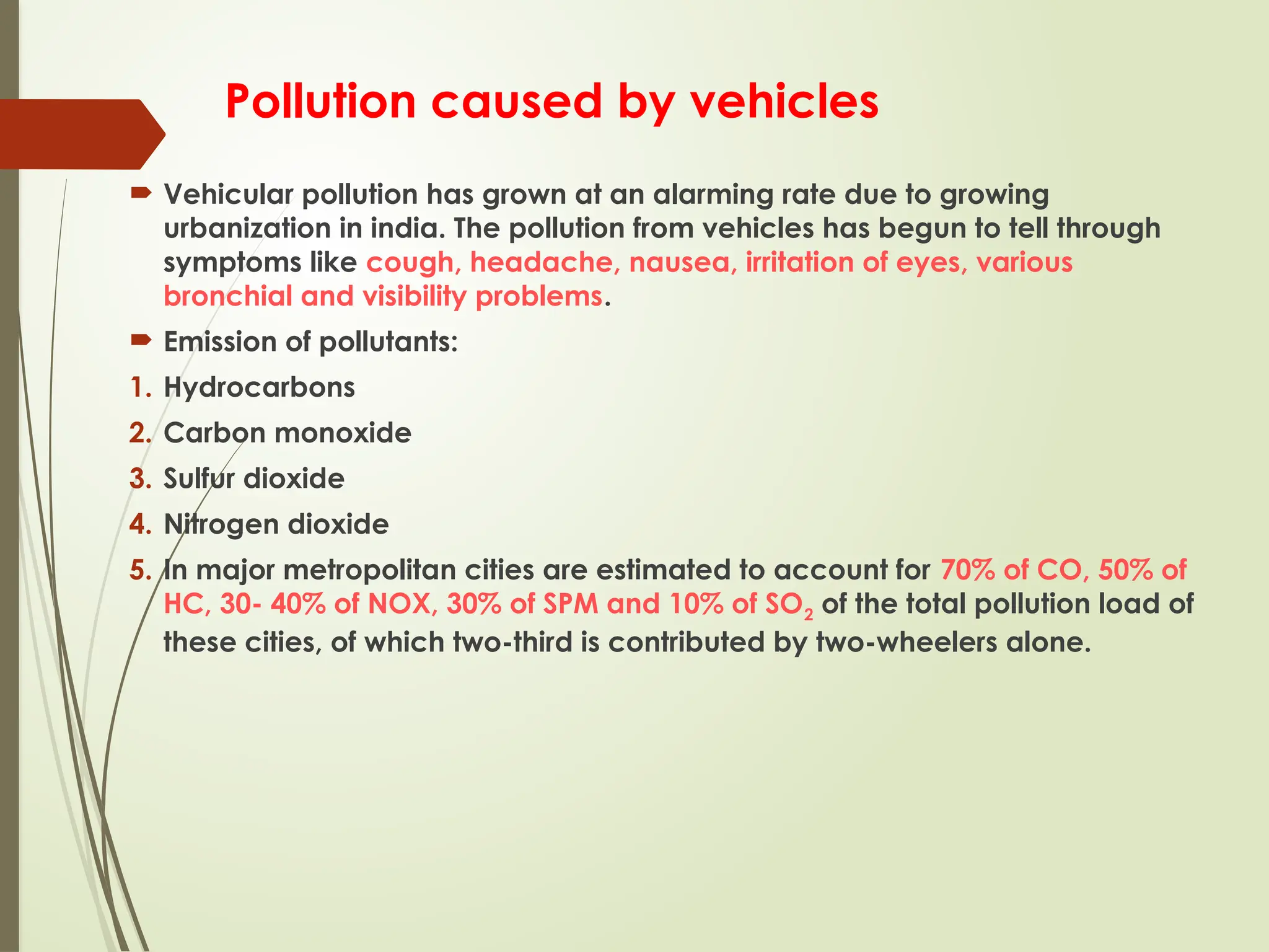 U AP Urban Air Pollution in today context | PPTX