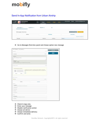 Urban Airship and Android Integration for Push Notification and In-App Notification | PDF
