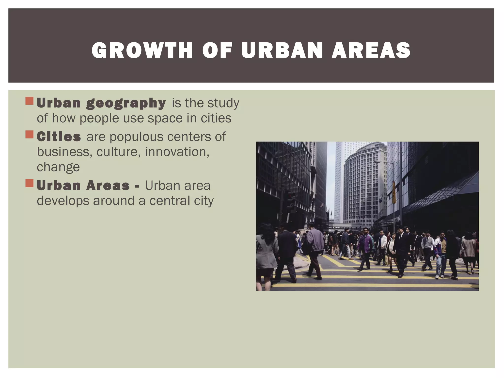 Urban and economic geography | PPT