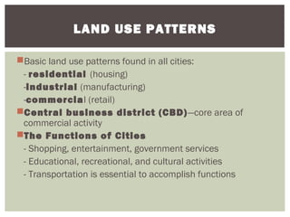 Urban and economic geography | PPT
