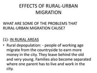 Urban and rural areas | PPTX