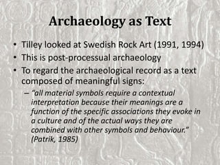 Urban Archaeology Session 5: Archaeologists and Text | PPTX