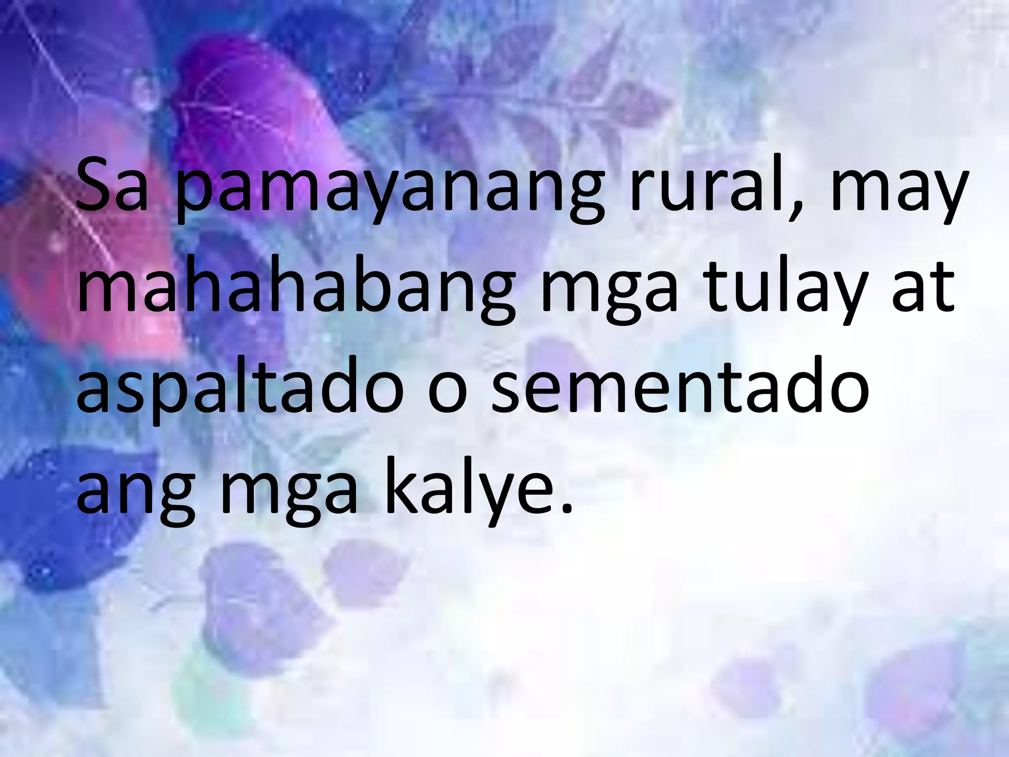 Urban at Rural na komunidad | PPTX