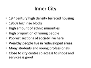 Urban Characteristics | PPTX