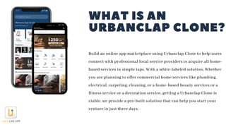 Get an app like Urban Company clone at reliable prices | PPT