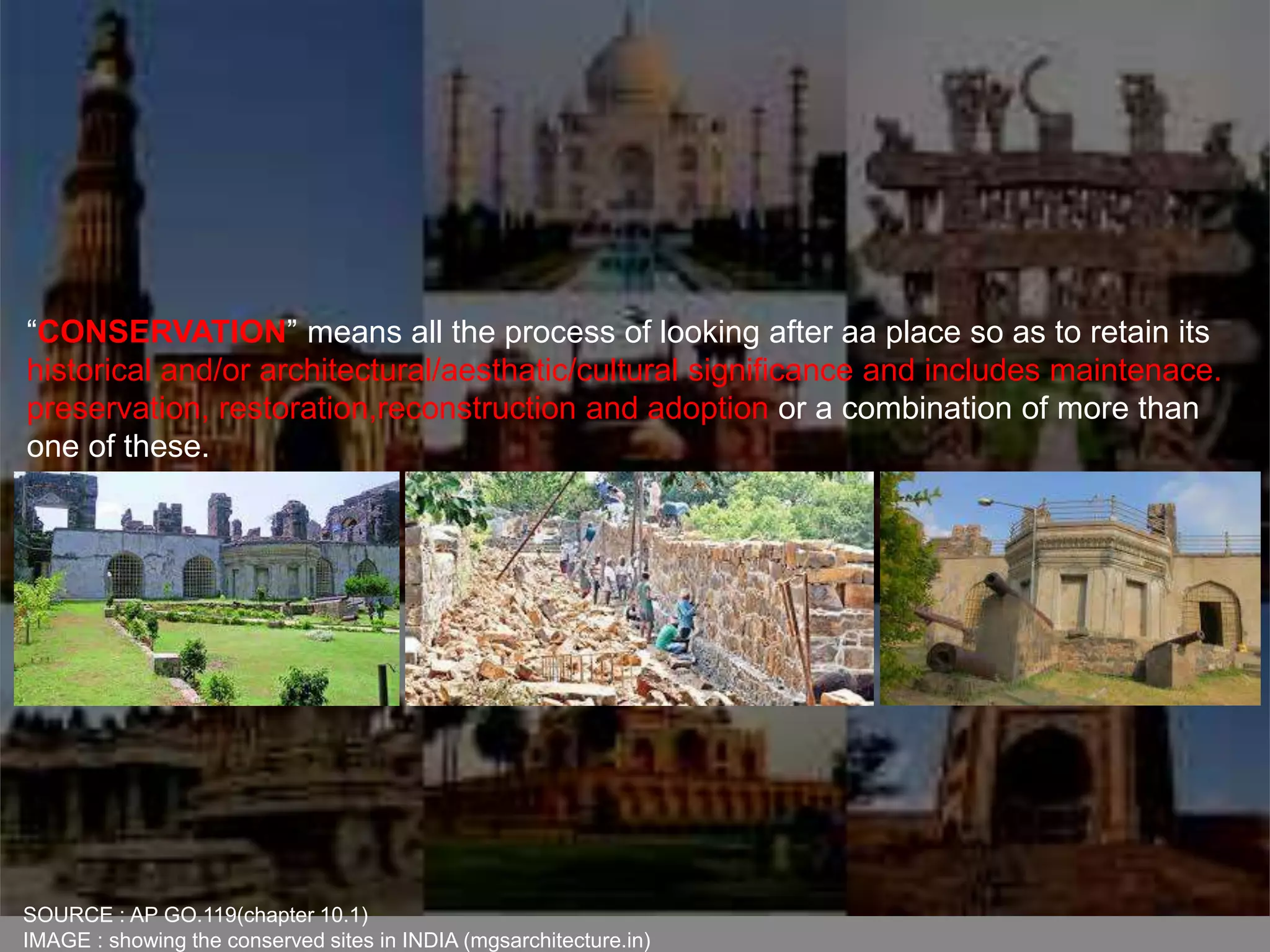 Urban conservation | PPTX