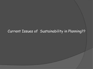 Urban Current Issues and Approaches | PDF