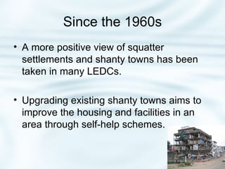 Urban Deprivation In Ledcs (Less Econimally Developed Countries) | PPT