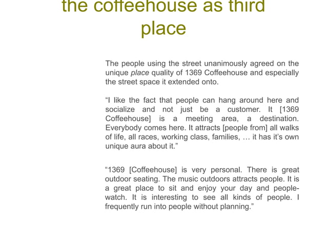 Vikas Mehta "Urban Design Lessons from Third Places" | PPT