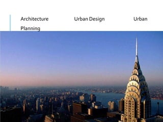 Urban design | PPTX