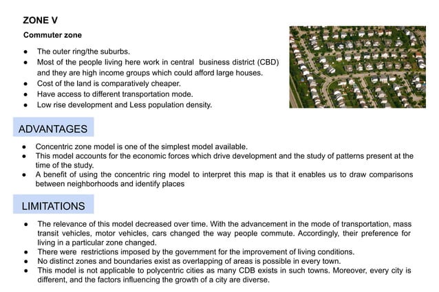 CONCENTRIC ZONE THEORY | PDF | Developmental Sites | Real Estate
