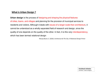 Visual Theory PPT Urban Design Urban Design Methologies | PPT