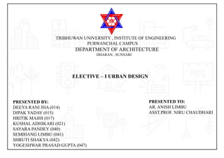 urban design final PRESENTATION REDEVELOPMENT | PPTX