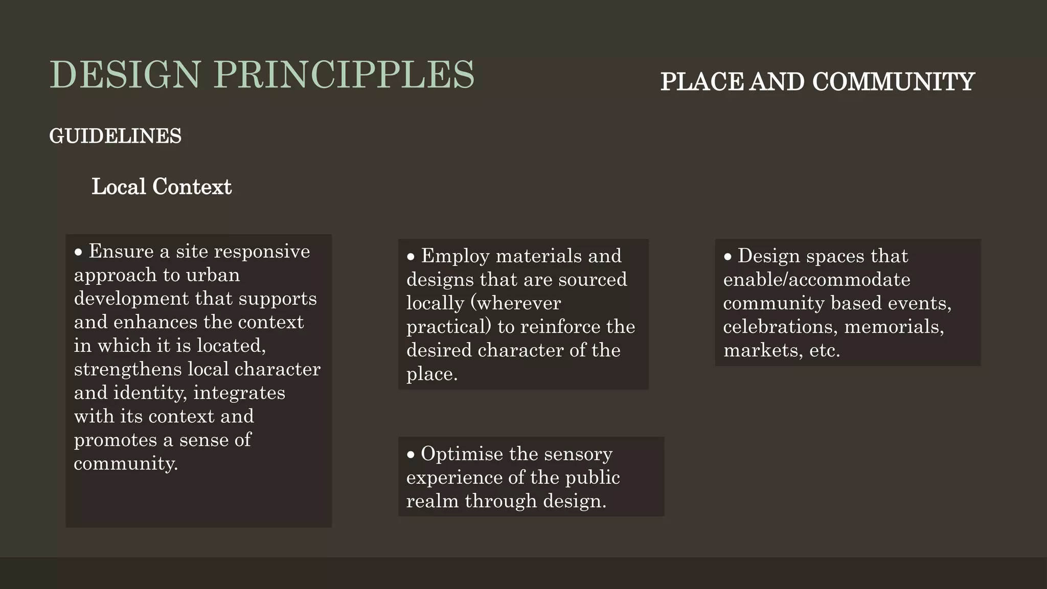 Urban Design Guidelines | PPTX
