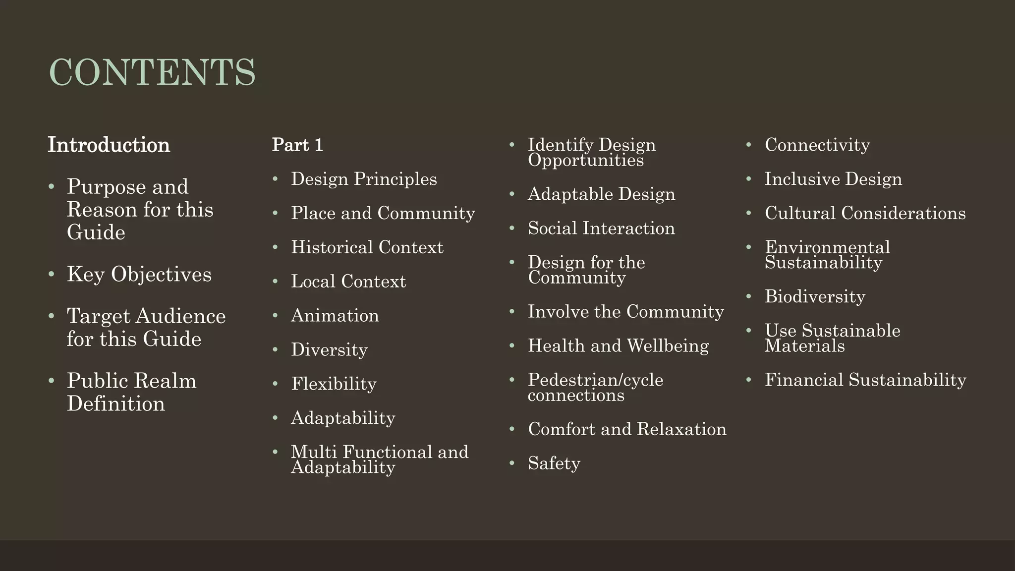 Urban Design Guidelines | PPTX